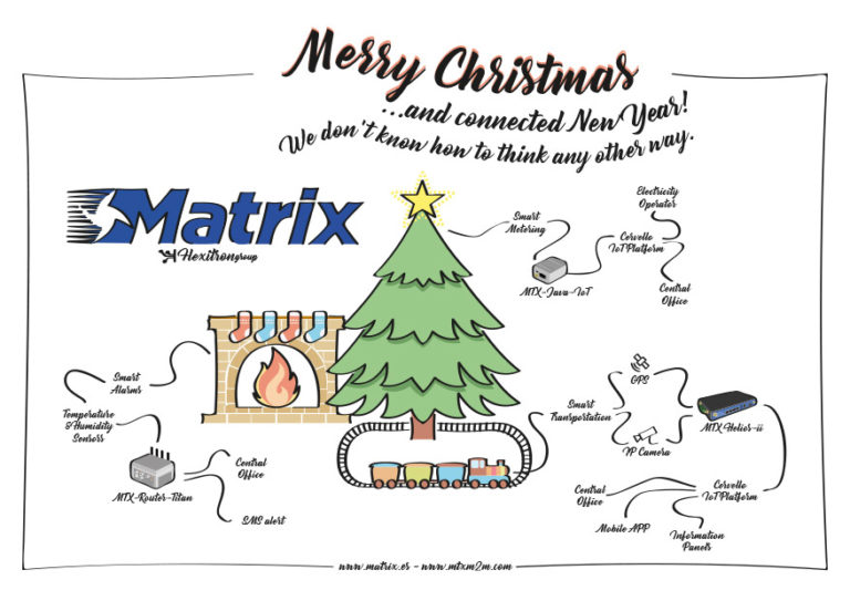 Merry Christmas... and connected New Year! - MATRIX electrónica