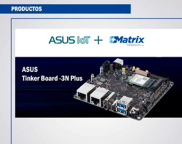 Tinker Board 3N PLUS - MATRIX electrónica